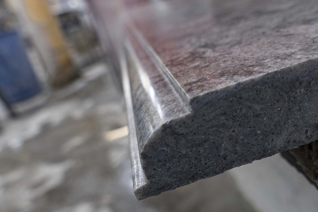 Ogee edge and other decorative skills from our top stonemasons